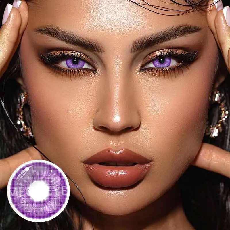 Electric Blink Violet Colored Contact Lenses – Mecoeye