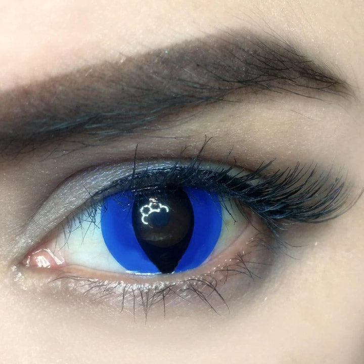 Blue Zombie Contact Lenses