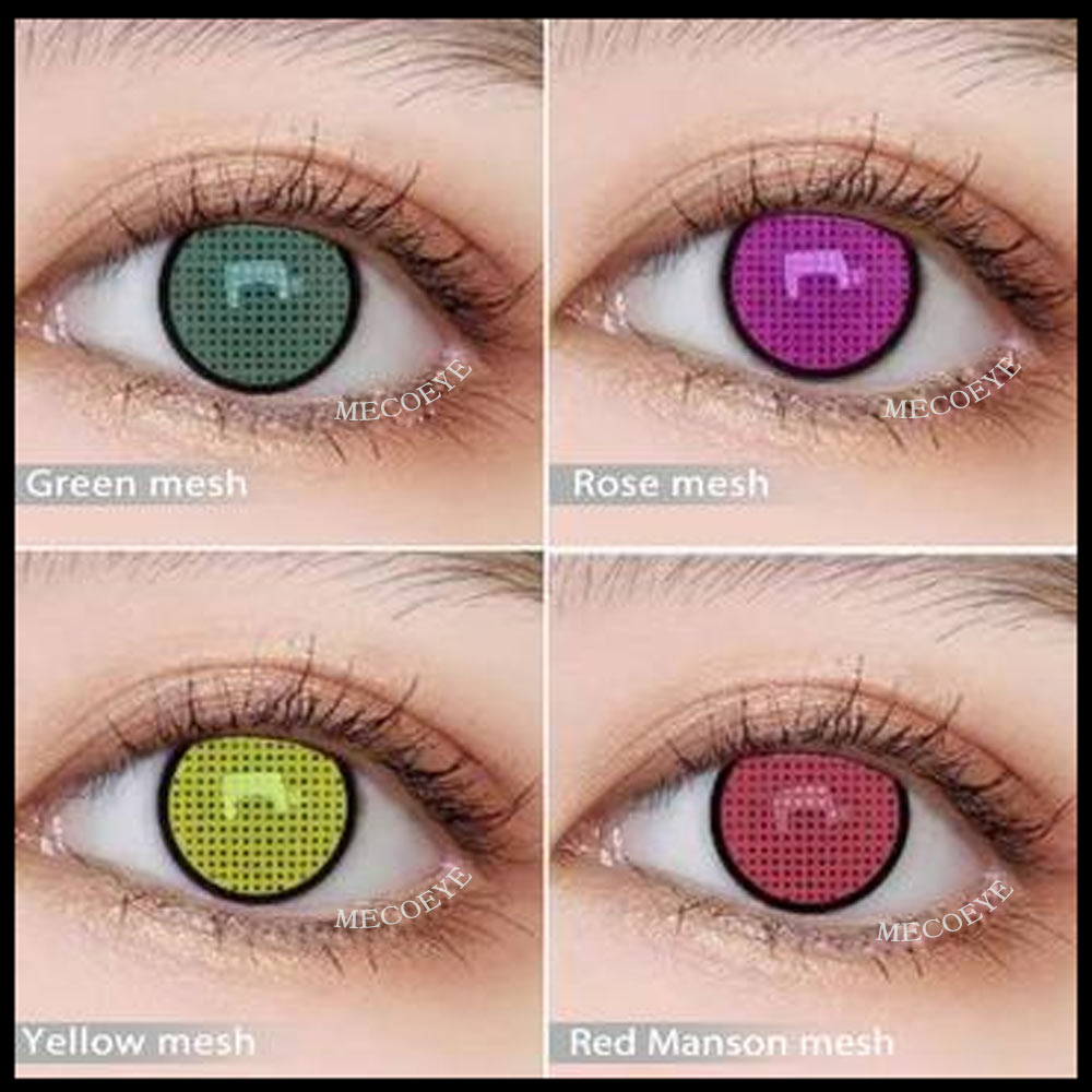 Red Mesh Contacts