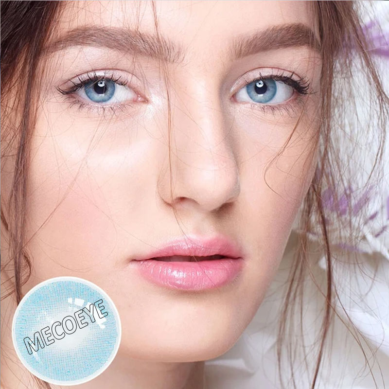 Hidrocor Azul Natural Colored Contact Lenses – Mecoeye