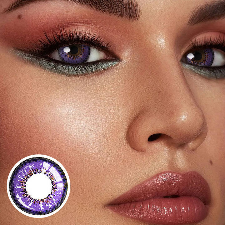 Dark Purple Eye Contacts