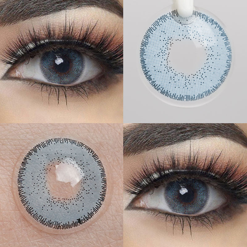 Natural Azul Blue Colored Contact Lenses – Mecoeye
