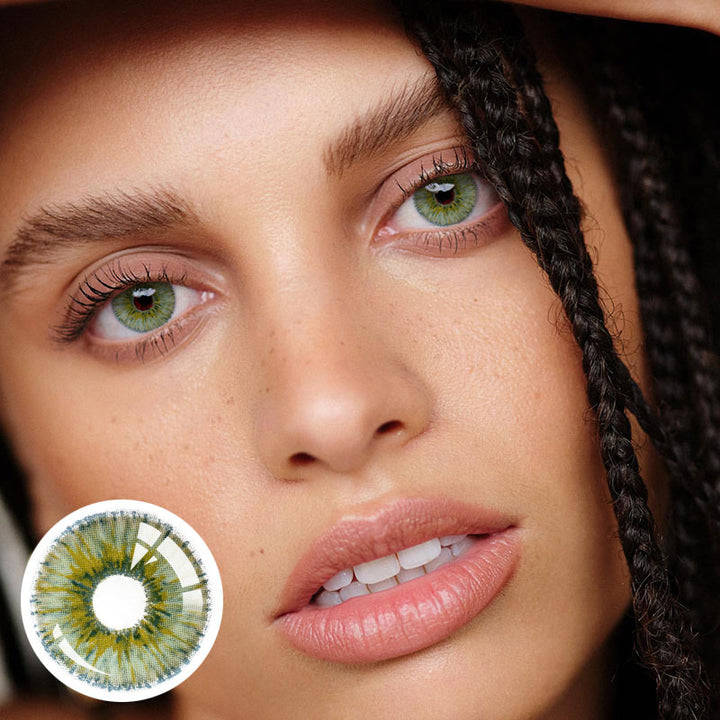 Rare Iris Green Colored Contact Lenses – Mecoeye