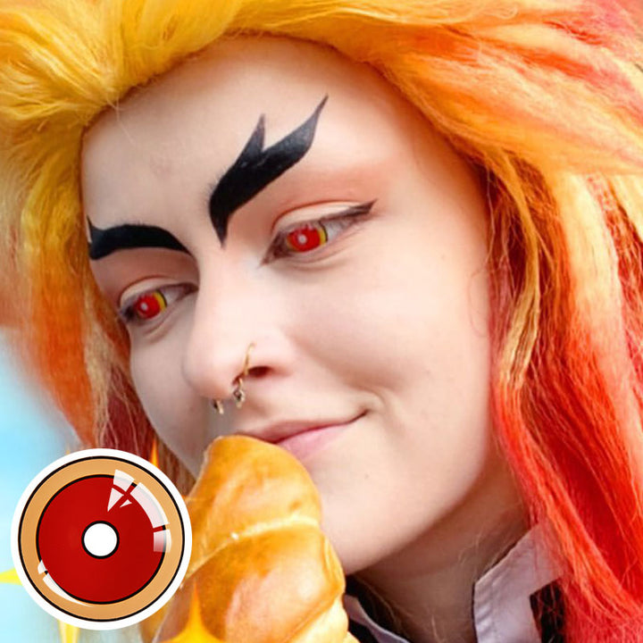 Rengoku Kyoujurou Halloween Contact Lenses – Mecoeye