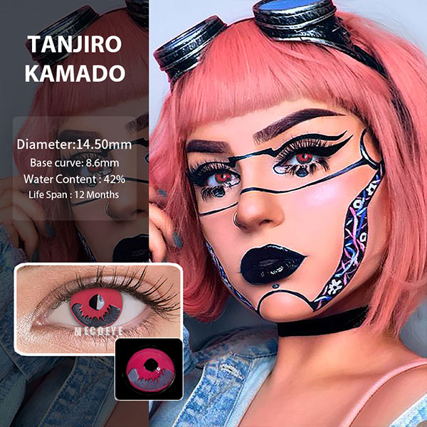 Tanjiro Kamado Halloween Contact Lenses – Mecoeye